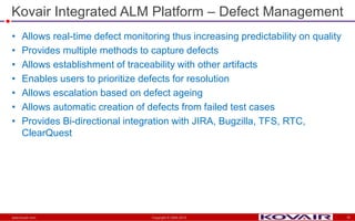 Introduction to kovair ALM and Integration Products | PPTX
