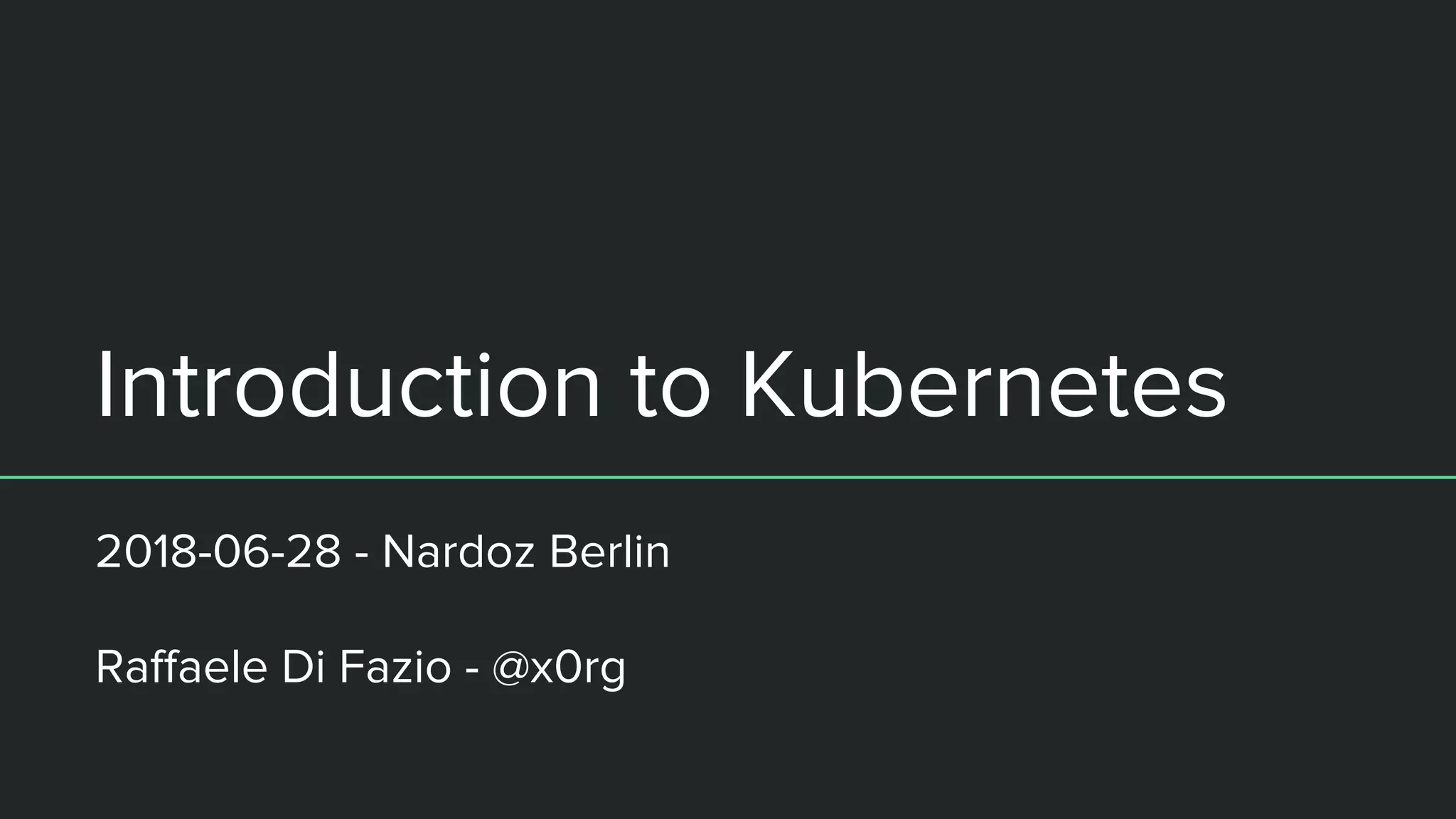 Introduction to kubernetes | PDF