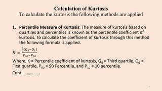 Kurtosis Formula