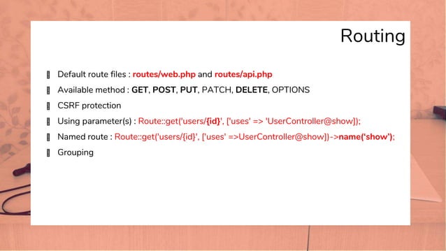 Introduction To Laravel Framework Pptx Databases Computer 4051