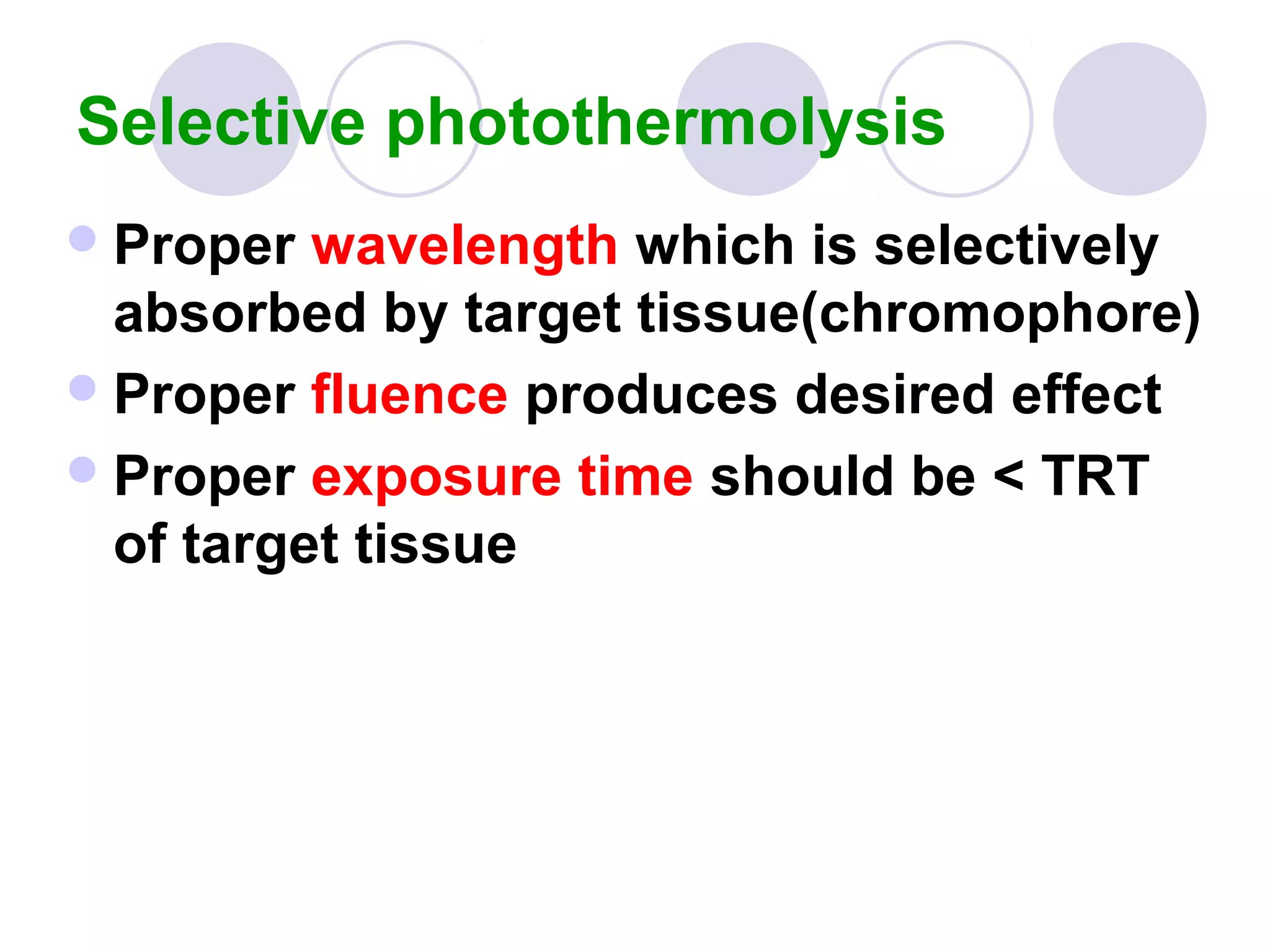 Introduction to laser dermatology 2 | PPT