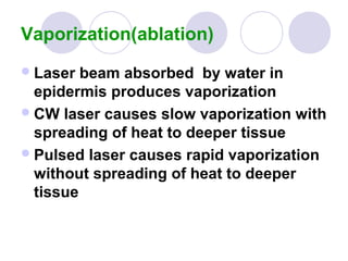 Introduction to laser dermatology 2 | PPT