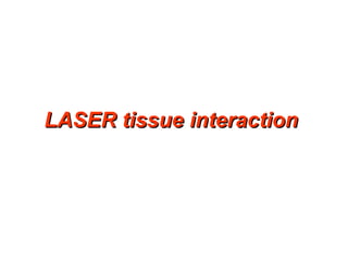 Introduction to laser dermatology 3 | PPT