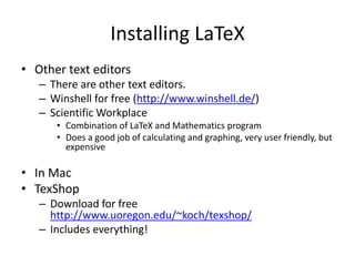 Introduction to LaTeX - Dumitrescu.ppt