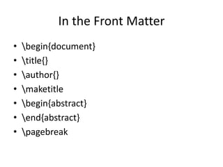 Introduction to LaTeX - Dumitrescu.ppt