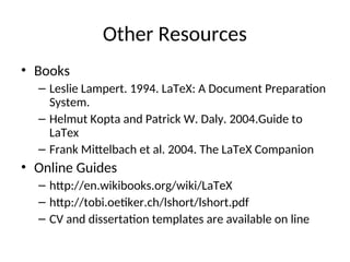 Introduction to LaTeX - Dumitrescuee.ppt