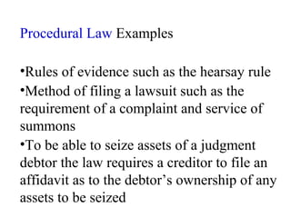 Introduction to law | PPT