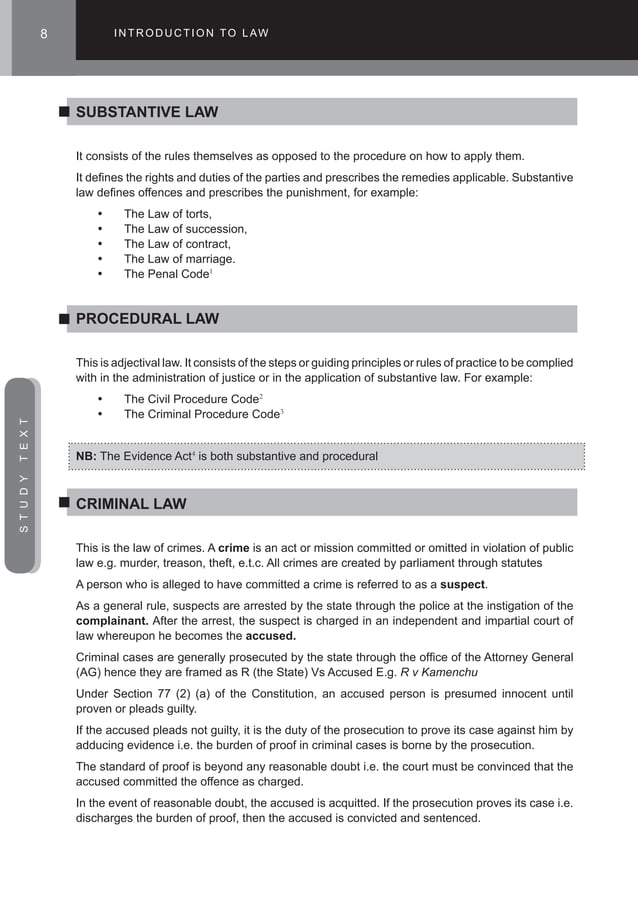 Introduction to law | PDF