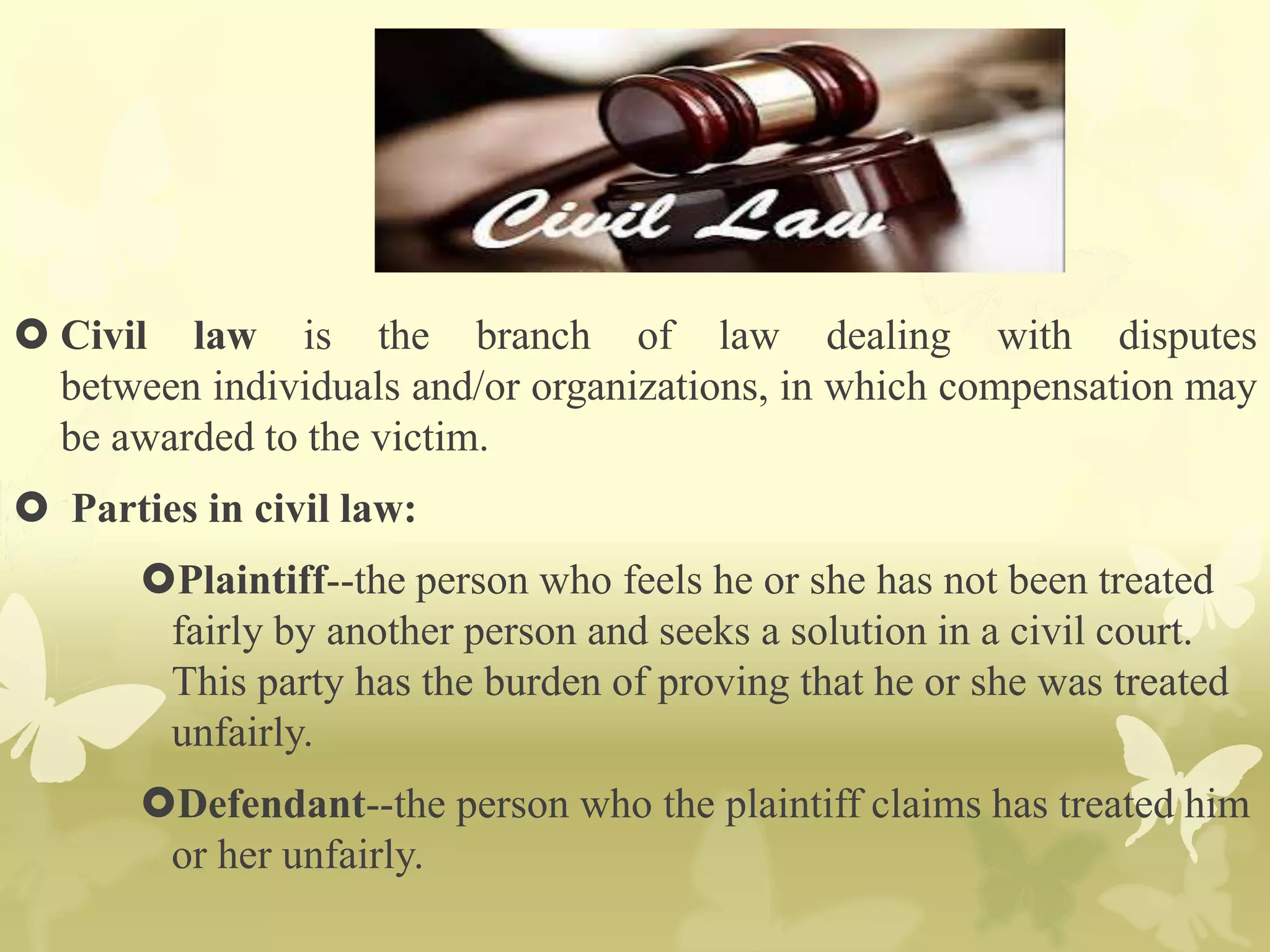 Introduction to law | PPTX