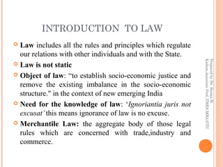 Introduction to law | PPT