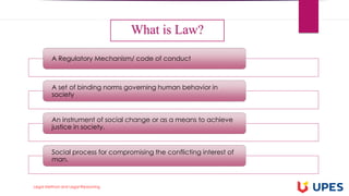 Introduction to law and legal systems | PDF