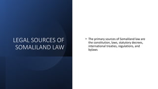 introduction to law Somaliland legal systemchapter 1.pptx
