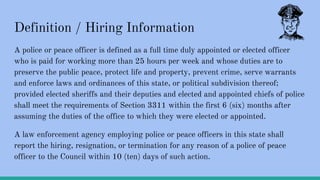 Introduction to law enforcement | PPTX