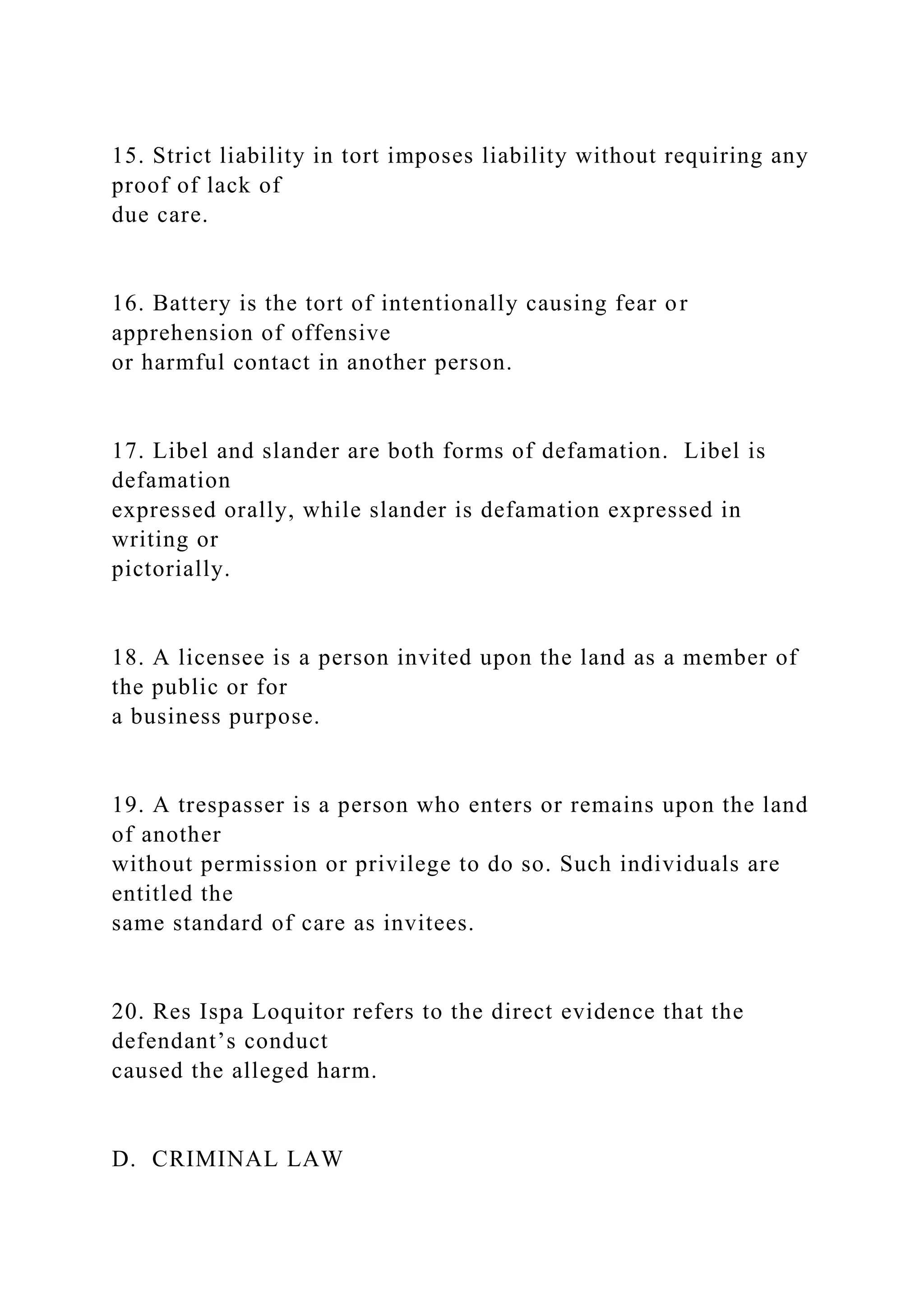Introduction to Law Final Exam Instructions Instructor .docx