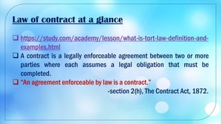 Introduction to law of contract, lec 01 | PPT