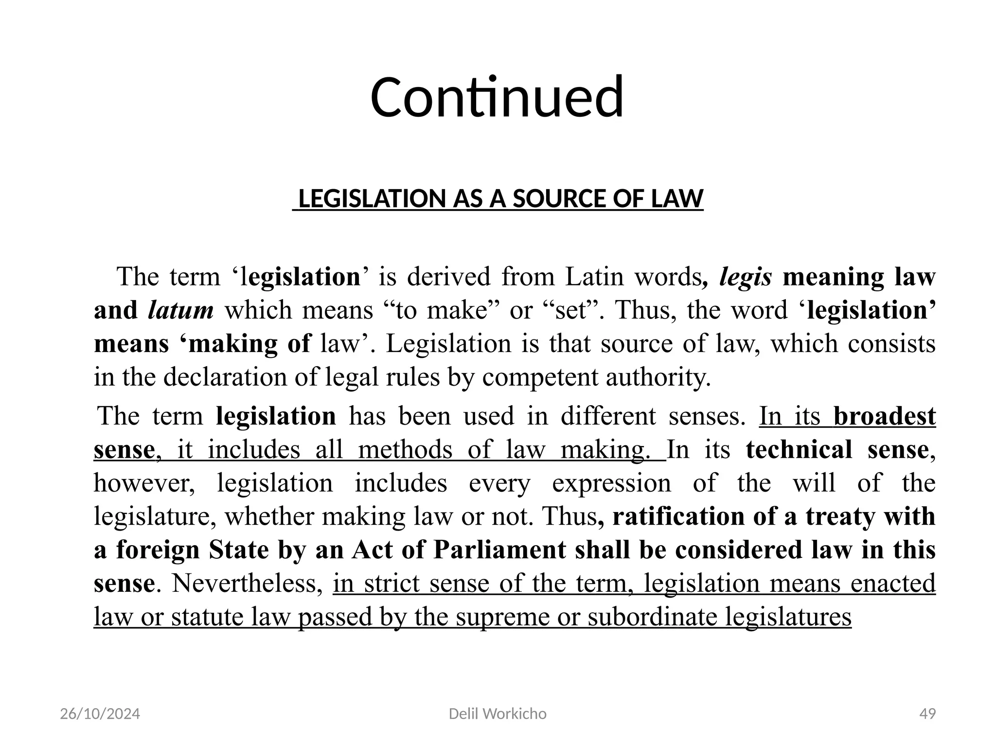 introduction to law lecture notes (Unit 1-7).pptx