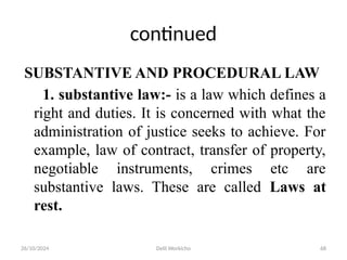 introduction to law lecture notes (Unit 1-7).pptx