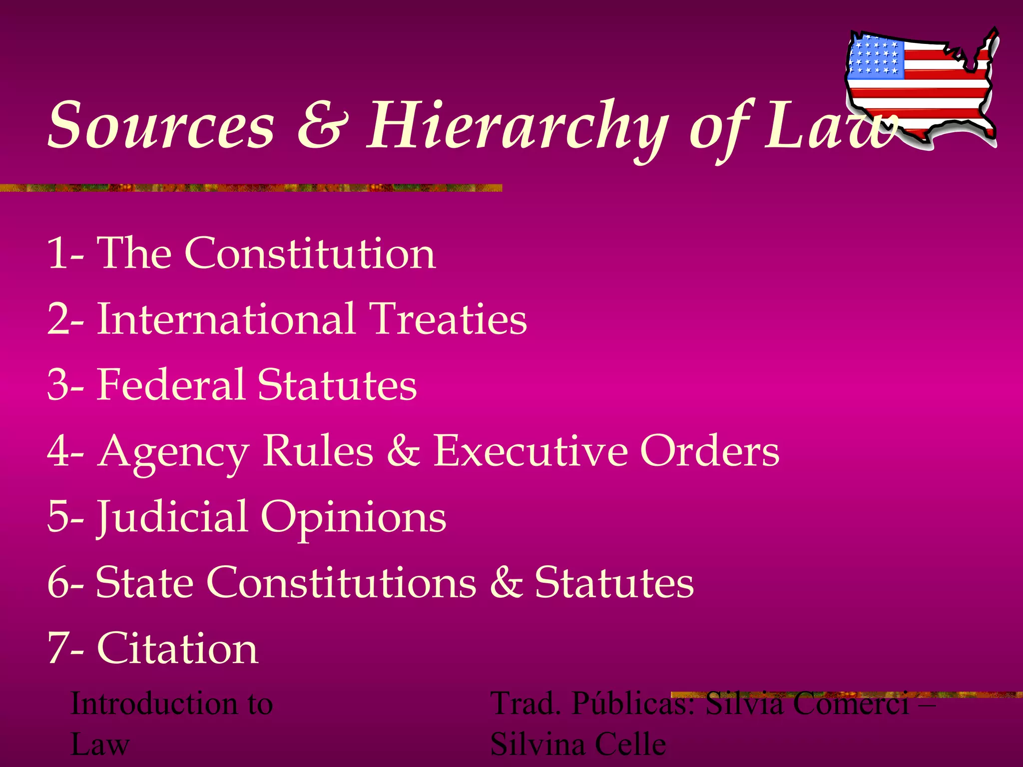 Introduction to law us | PPT