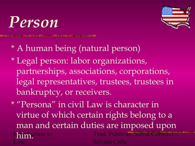 Introduction to law us | PPT