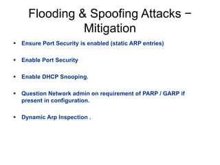 Introduction to layer 2 attacks & mitigation | PPTX