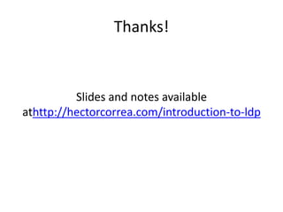 Introduction to Linked Data Platform (LDP) | PPT | Free Download