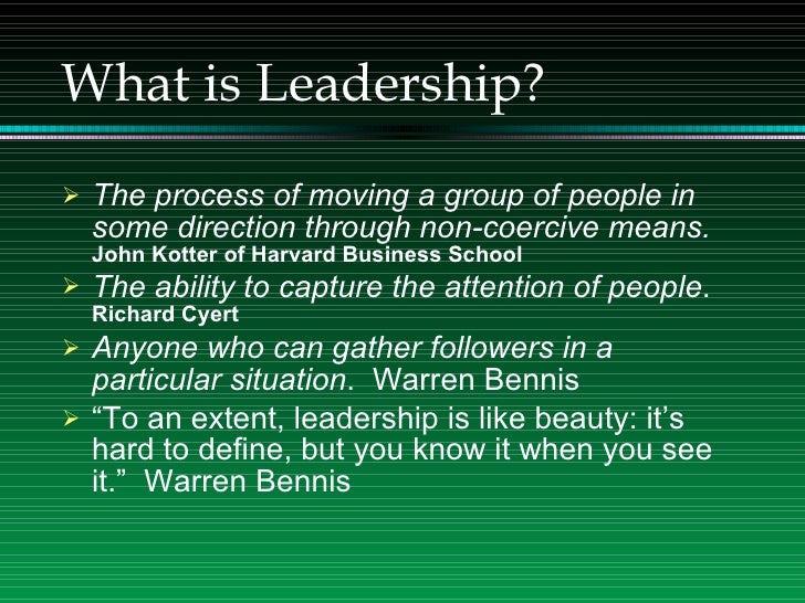 Introduction To Leadership
