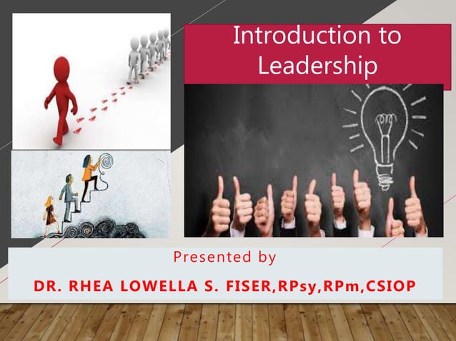 Introduction to Leadership | PPT