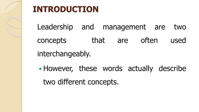 Introduction to Leadership and Management.pptx | Executive Leadership ...