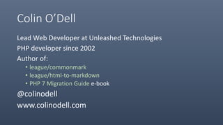 Introduction to league/commonmark | PPT