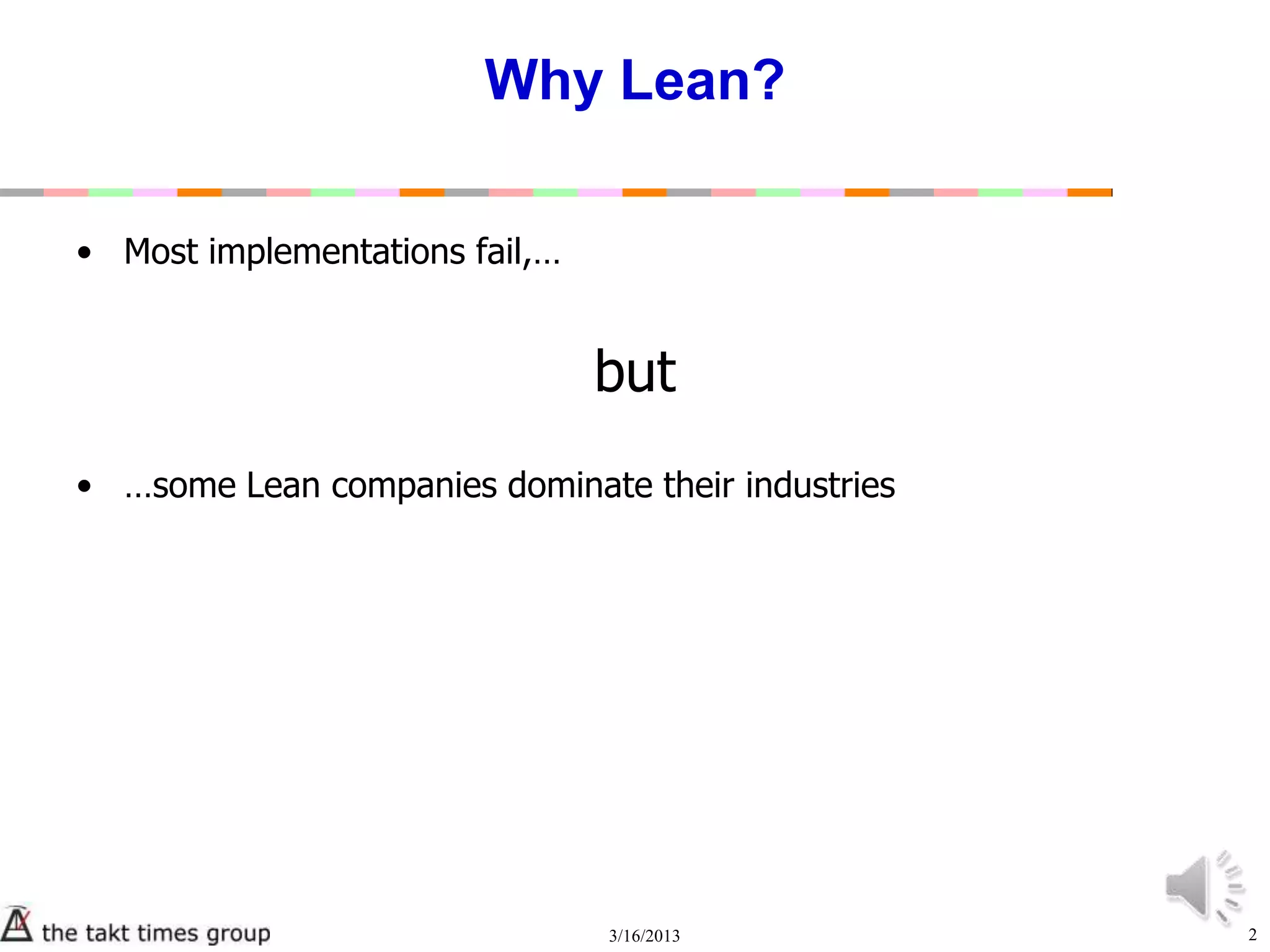 Introduction to lean | PPTX