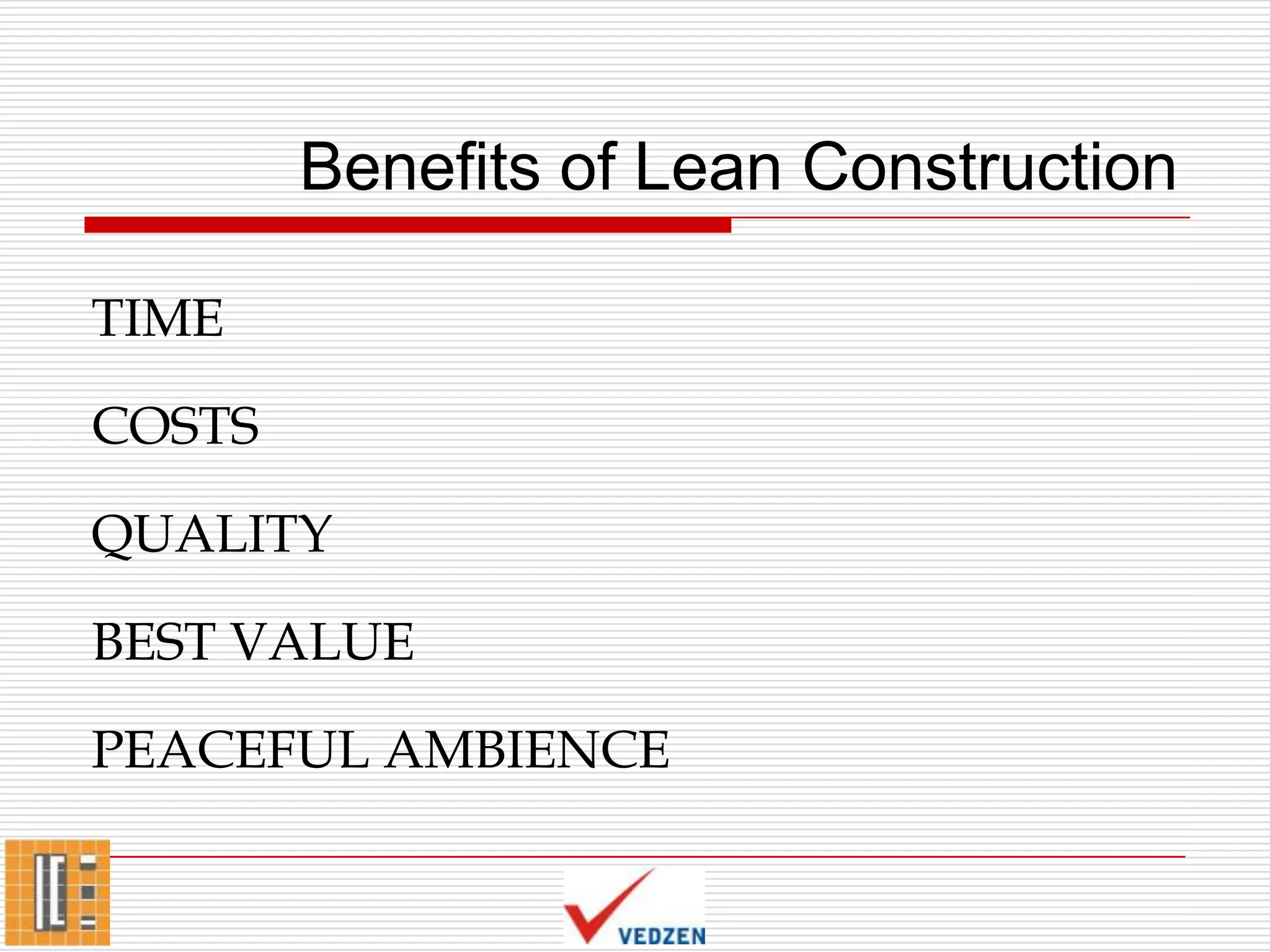 Introduction To Lean Construction Pptx