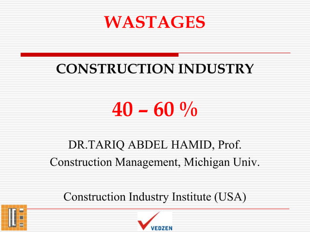 Introduction to Lean Construction | PPTX