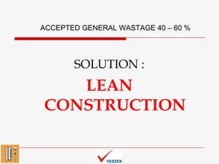 Introduction to Lean Construction | PPTX