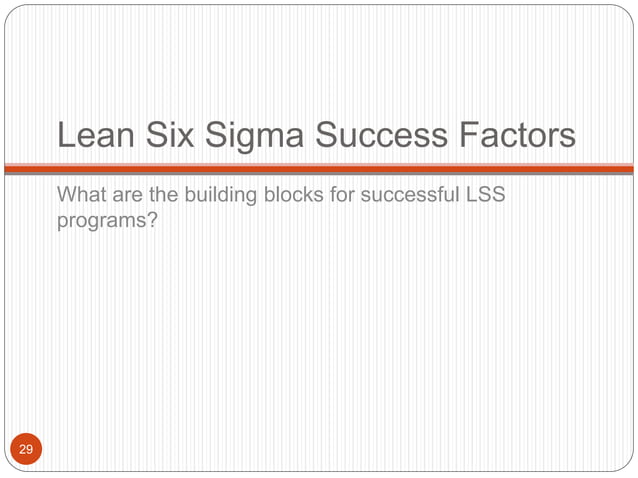 Lean Six Sigma - Introduction | PPTX