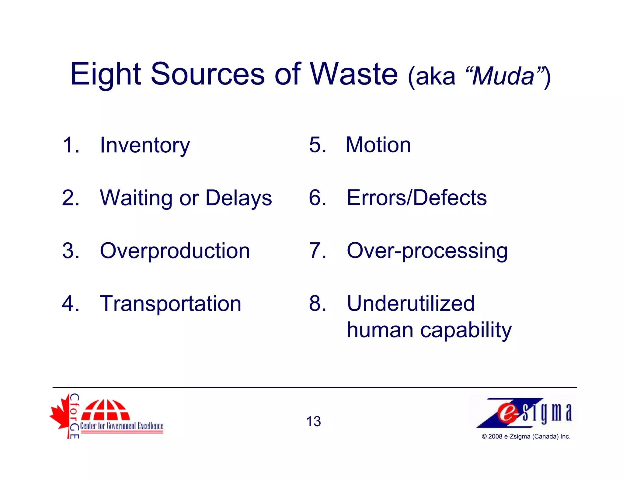 Introduction To Lean Six Sigma | PDF