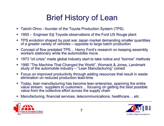 Introduction To Lean Six Sigma | PDF | Manufacturing Industry | Industries