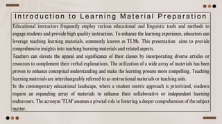 Introduction to Learning Material Preparation.pptx