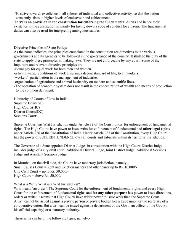 Introduction to legal frame work | PDF