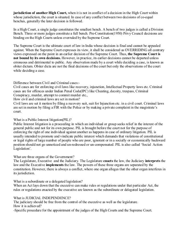 Introduction to legal frame work