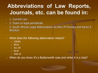 Introduction to Legal Sources | PPT