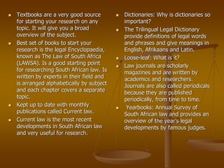 Introduction to Legal Sources | PPTX