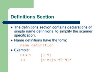 Introduction to Lex.ppt