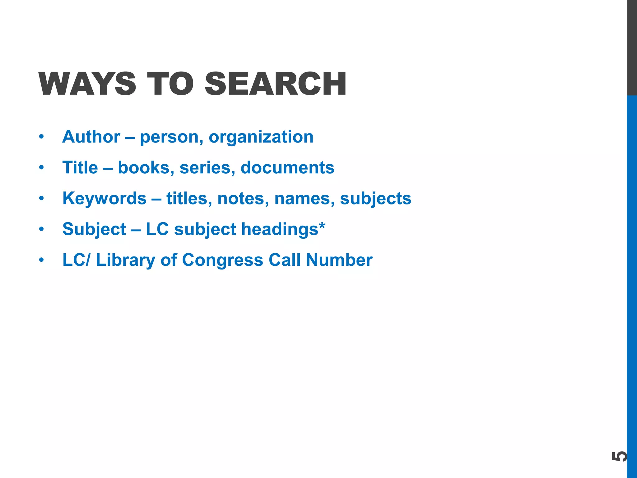 Introduction to library_resources | PPT