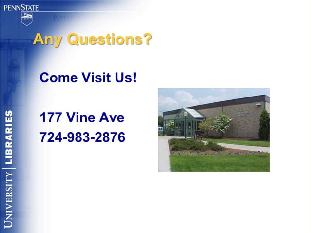 Introduction to library services | PPTX