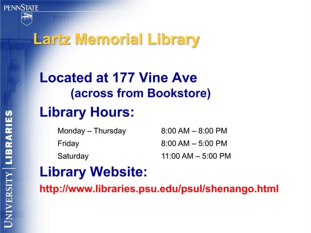 Introduction to library services | PPTX