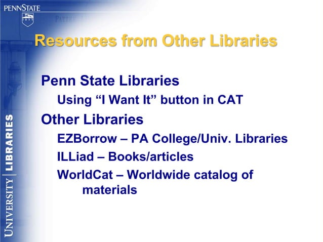 Introduction to library services | PPTX