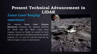 Introduction to lidar and its application | PPTX