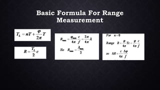 Introduction to lidar and its application | PPTX