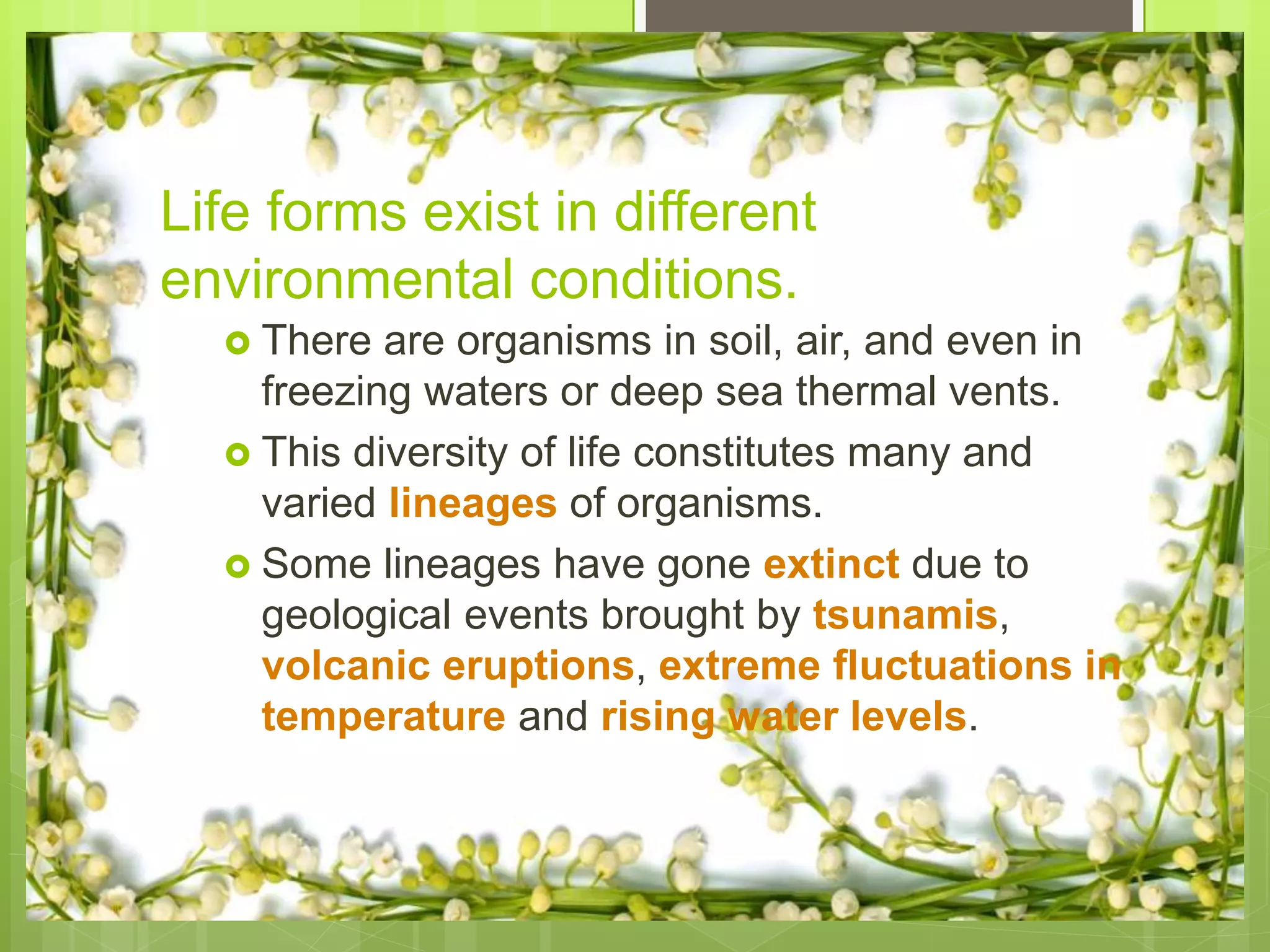 The Historical Development of the Concept of Life | PPTX