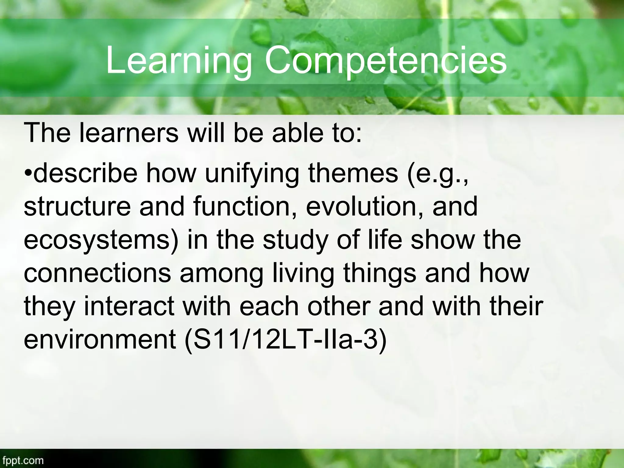 Introduction to life science | PPT